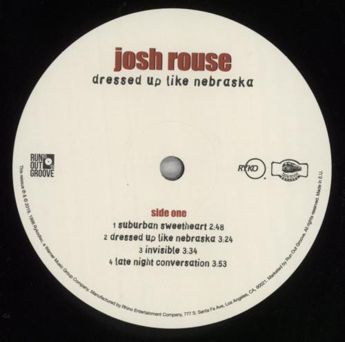 Josh Rouse Dressed Up Like Nebraska - Numbered Sleeve US 2-LP vinyl ...