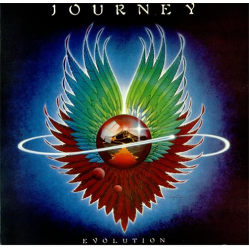 Journey Evolution UK vinyl LP album (LP record) (417112)