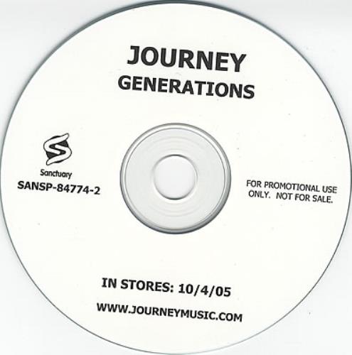Journey Generations US Promo CD album (CDLP) (373770)