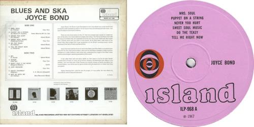 Joyce Bond Blues And Ska UK vinyl LP album (LP record) (451046)