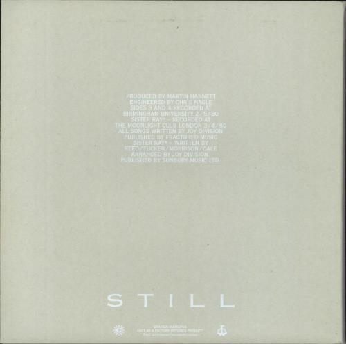 Joy Division Still - 180gm UK 2-LP vinyl record set (Double LP Album ...