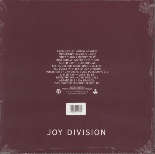 Joy Division Still - Sealed UK 2-LP vinyl record set (Double LP Album ...