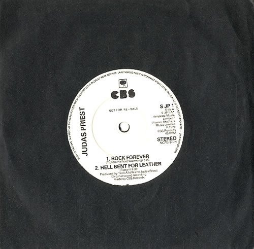 Judas Priest Rock Forever UK Promo 7" vinyl single (7 inch record / 45 ...