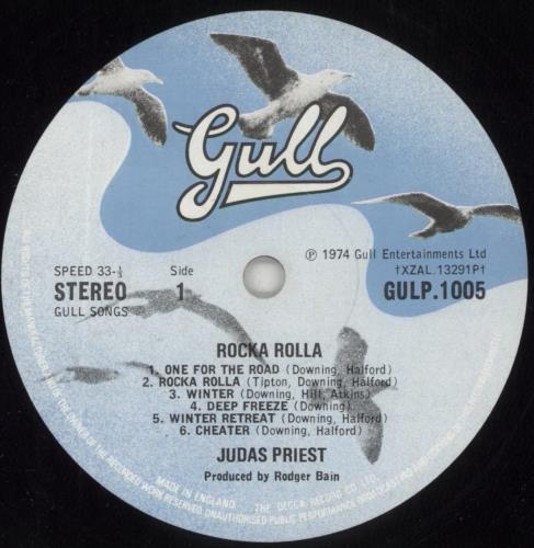 Judas Priest Rocka Rolla - 3rd UK vinyl LP album (LP record) (296834)