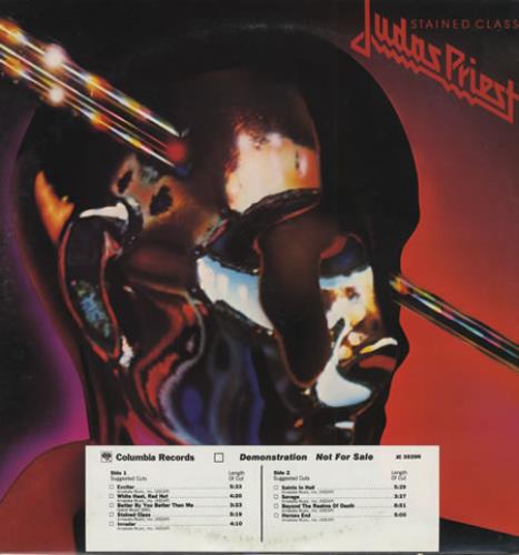 Judas Priest Stained Class US Promo vinyl LP album (LP record) (397598)