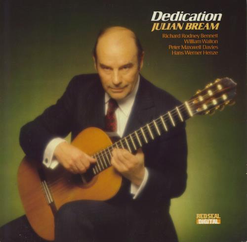 Julian Bream Dedication German vinyl LP album (LP record) (799413)