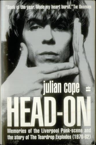 Julian Cope Head-On / Repossessed UK book (546242) 0-7225-3882-0