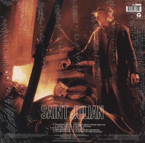 Julian Cope Saint Julian - Clear Vinyl - Sealed UK vinyl LP album (LP ...