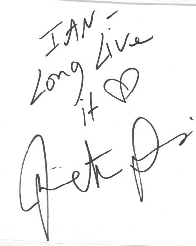 Juliette Lewis Autograph UK memorabilia (724348) AUTOGRAPH