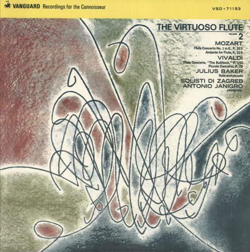 Julius Baker The Virtuoso Flute Volume 2 US vinyl LP album (LP record ...