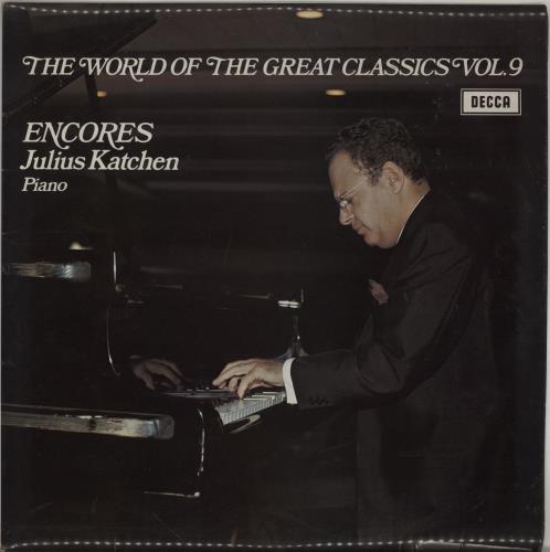 Julius Katchen Encores UK vinyl LP album (LP record) (753583)