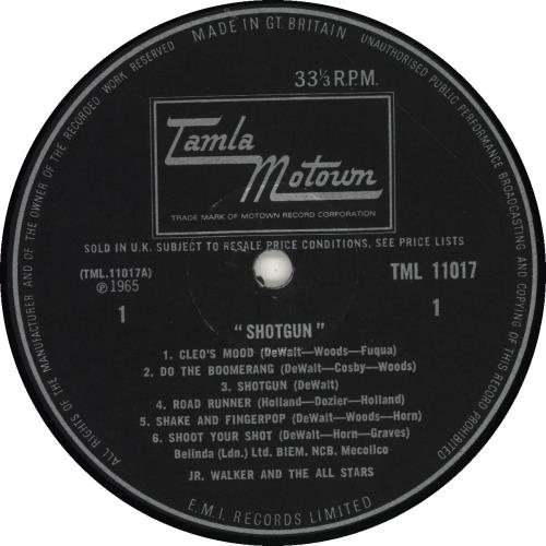Junior Walker & The All Stars Shotgun UK vinyl LP album (LP record) (692357)