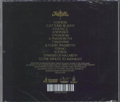 Justice Cross - First Album - Sealed UK CD album (CDLP) (777824)