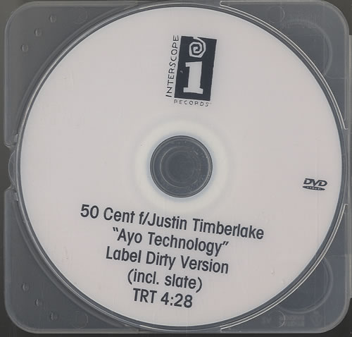 Justin Timberlake Ayo Technology US Promo promo DVD-R (448857)