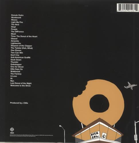 J Dilla Donuts US 2-LP vinyl record set (Double LP Album) (748789)
