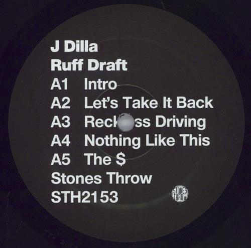 J Dilla Ruff Draft US 2-LP vinyl record set (Double LP Album) (820644)