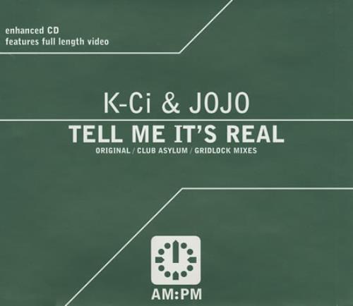 K-Ci & Jojo Tell Me It's Real UK CD single (CD5 / 5") (390548)