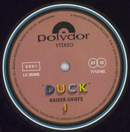 Kaiser Chiefs Duck UK vinyl LP album (LP record) (819211)