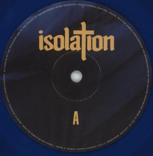 Kali Uchis Isolation - Blue Vinyl UK vinyl LP album (LP record) (785006)