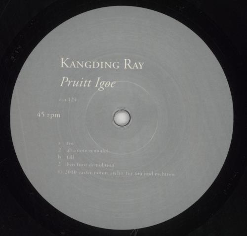 Kangding Ray Pruitt Igoe German 12" vinyl single (12 inch record / Maxi ...