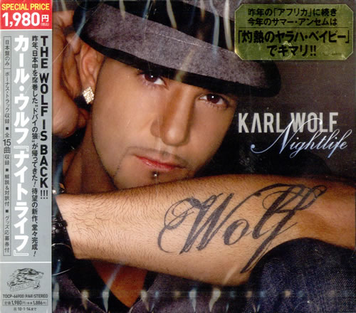 Karl Wolf Nightlife Japanese Promo CD album (CDLP) (503240)