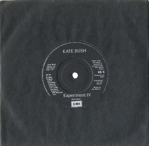 Kate Bush Experiment IV - Test Pressing UK 7" vinyl single (7 inch ...