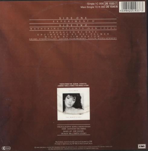 Kate Bush Experiment IV German 7" vinyl single (7 inch record / 45 ...