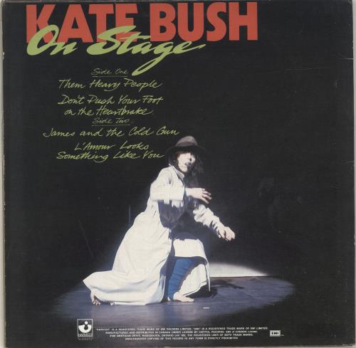 Kate Bush On Stage EP - 2nd Canadian 12" vinyl single (12 inch record ...