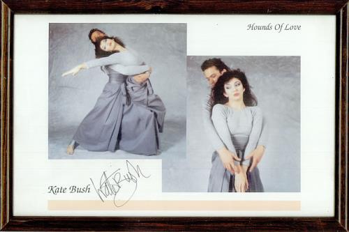 Kate Bush Pair Of Autographed Hounds Of Love Framed Prints UK ...