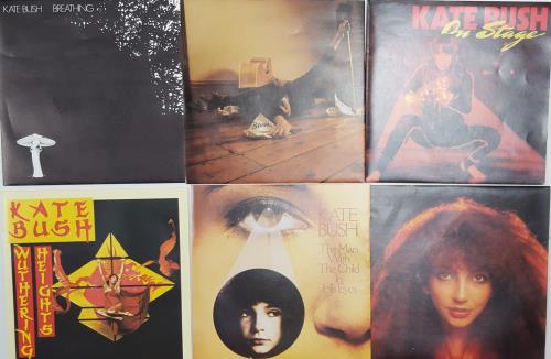 Kate Bush The Single File 1978-1983 UK 7" single box set (3832)