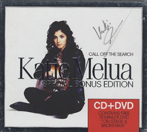 Katie Melua Call Off The Search - Autographed! UK CD/DVD single set ...