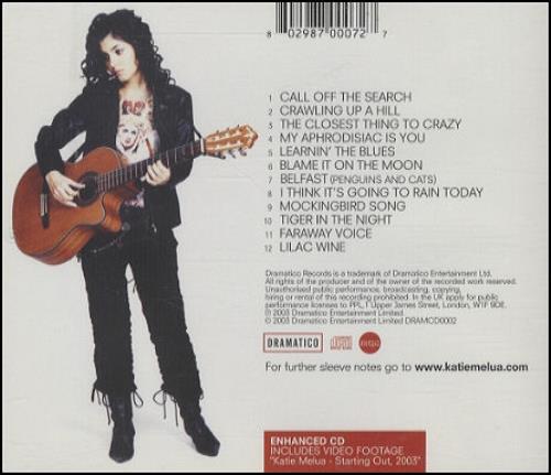 Katie Melua Call Off The Search US CD album (CDLP) (311028)