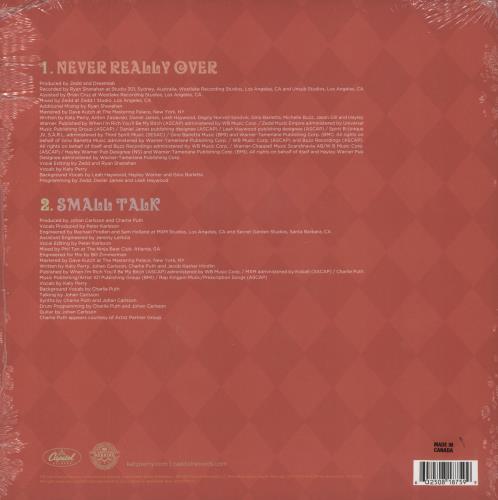 Katy Perry Never Really Over - Orange Vinyl UK 12" vinyl single (12 ...