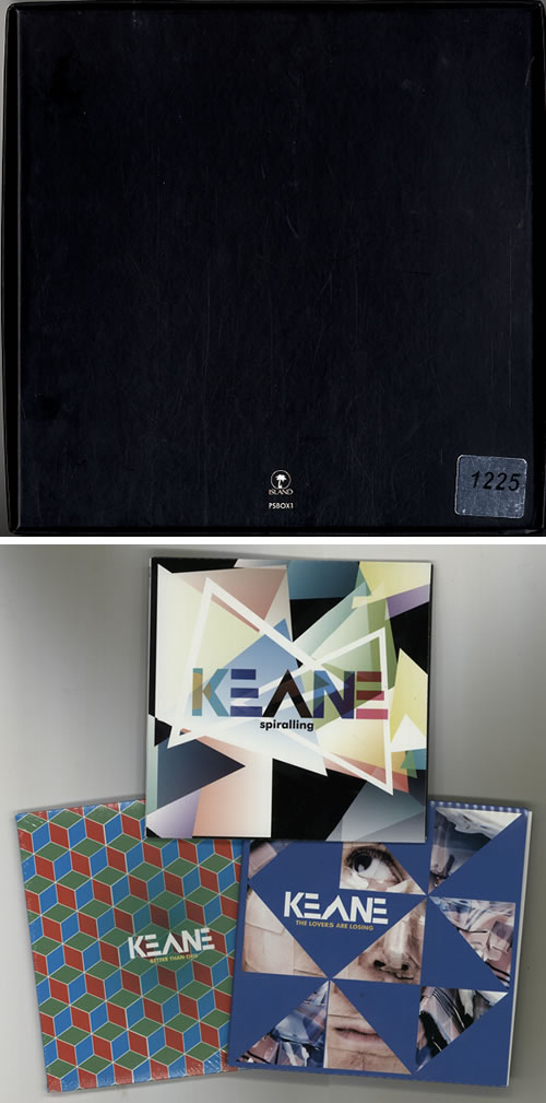Keane (00s) Spiralling + Box UK 7" single box set (625367)