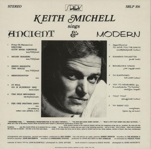 Keith Michell Keith Michell Sings Ancient & Modern UK vinyl LP album ...