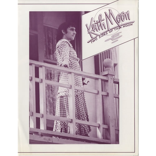 Keith Moon Two Sides Of The Moon US Promo media press pack (465294 ...