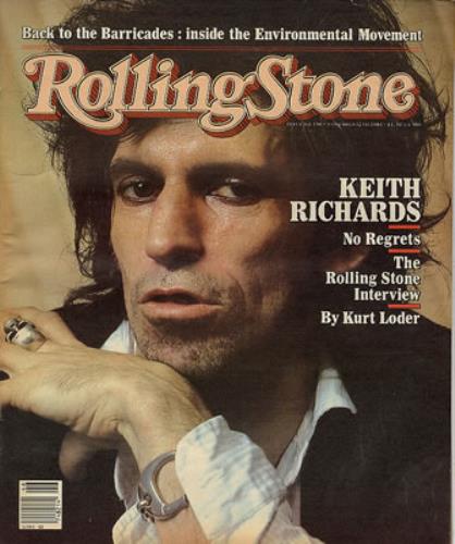 Keith Richards Rolling Stone - November 1981 US magazine (346791) 12 ...