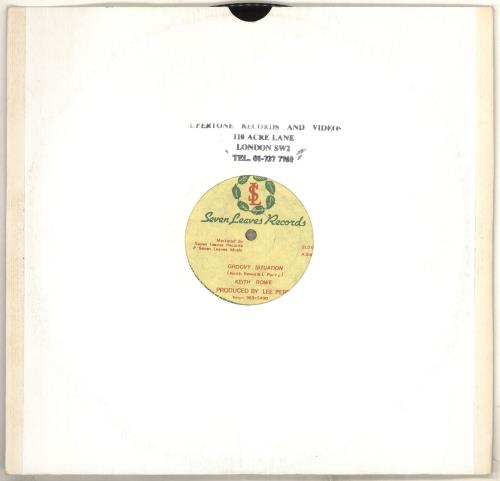 Keith Rowe Groovy Situation UK 12" vinyl single (12 inch record / Maxi ...