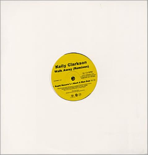 Kelly Clarkson Walk Away (Remixes) US Promo 12" vinyl single (12 inch ...