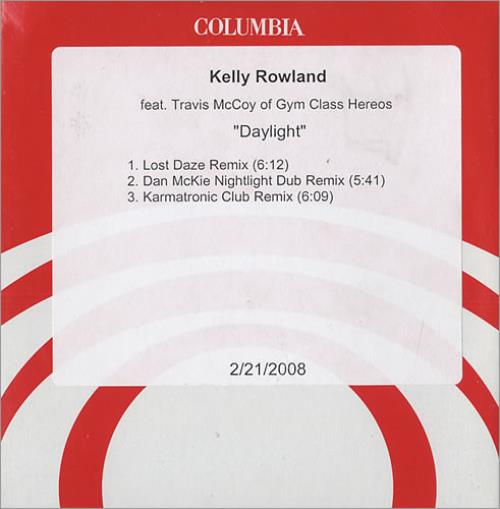 Kelly Rowland Daylight US Promo CD-R acetate (442195)