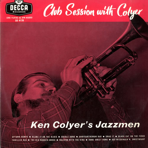 Ken Colyer Club Session With Colyer UK vinyl LP album (LP record) (560099)