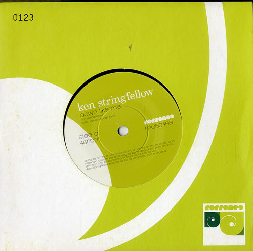 Ken Stringfellow Down Like Me UK 7" vinyl single (7 inch record / 45) (577638)