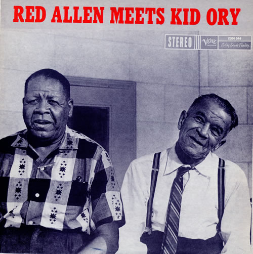 Kid Ory Red Allen Meets Kid Ory French vinyl LP album (LP record) (472811)