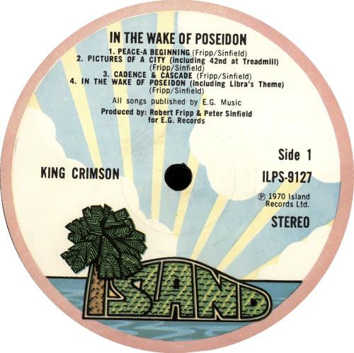 King Crimson In The Wake Of Poseidon - 2nd - EX UK vinyl LP album (LP record) (672247)