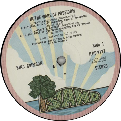 King Crimson In The Wake Of Poseidon - 2nd UK vinyl LP album (LP record) (75318)