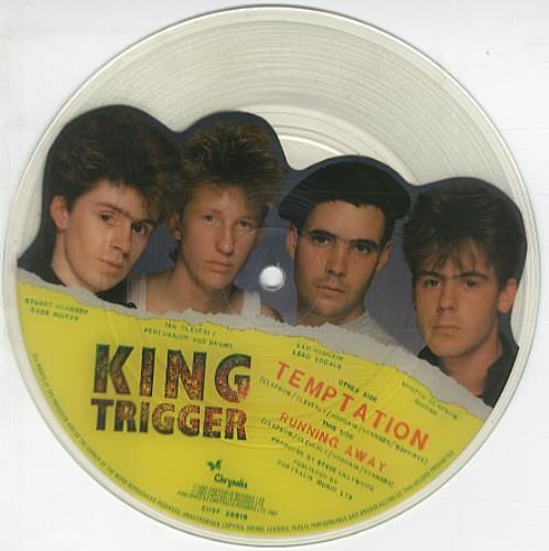 King Trigger Temptation UK 7" vinyl picture disc (7 inch picture disc ...