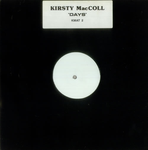 Kirsty MacColl Days - White Label UK Promo 12" vinyl single (12 inch ...