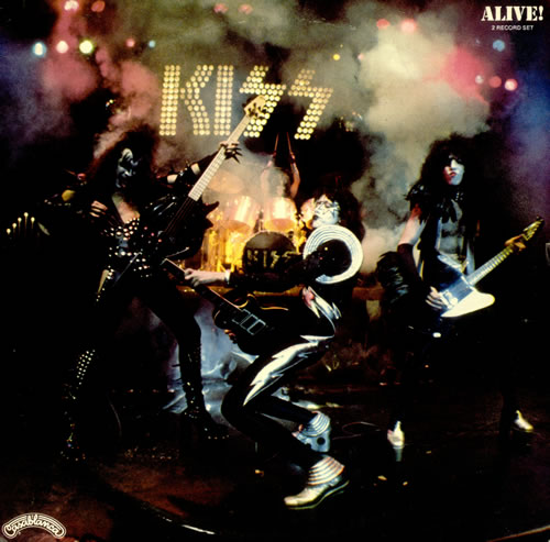 Kiss Alive! - 2nd UK 2-LP vinyl record set (Double LP Album) (16865)