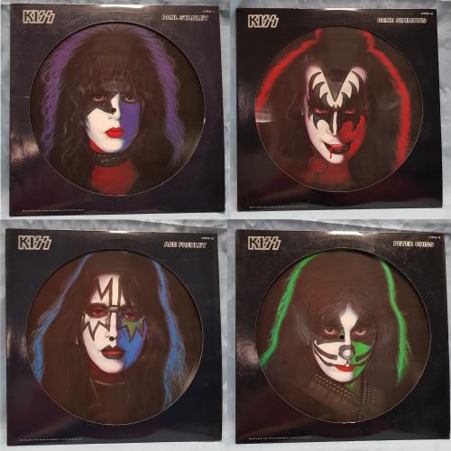 Kiss Set Of Four Original Picture Discs Japanese picture disc LP (vinyl ...