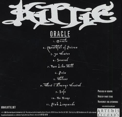 Kittie Oracle US Promo CD album (CDLP) (203507)